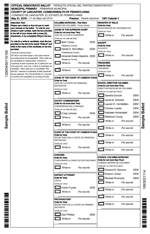 Never vote a straight party ticket – and how to write in a candidate's ...