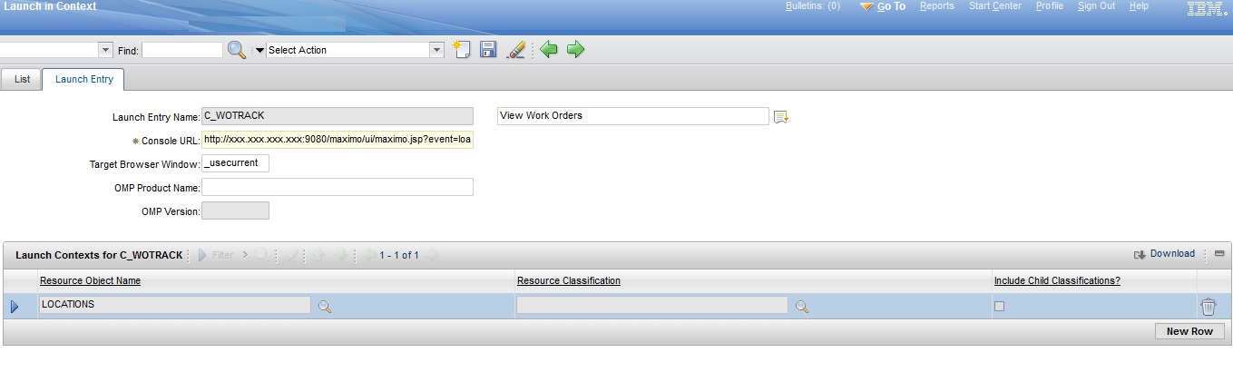 Ibm Maximo Tips Launch In Context In Maximo