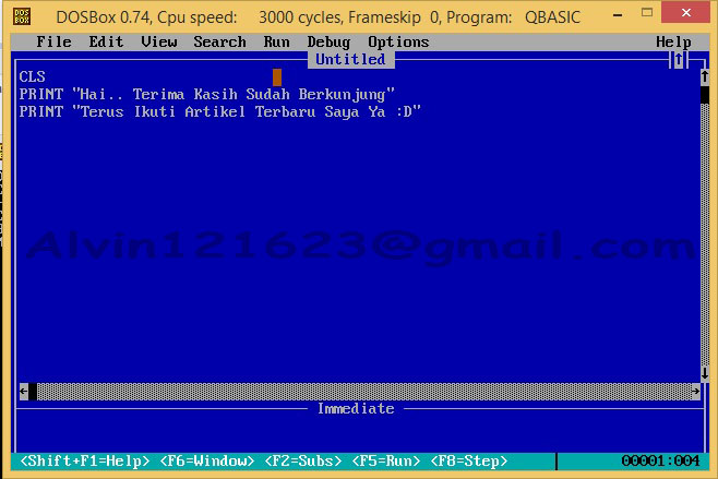 AS Tutorial: APA ITU QBASIC