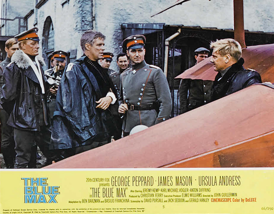 The Great War Blog: Movie review - The Blue Max by John Guillermin (1966)