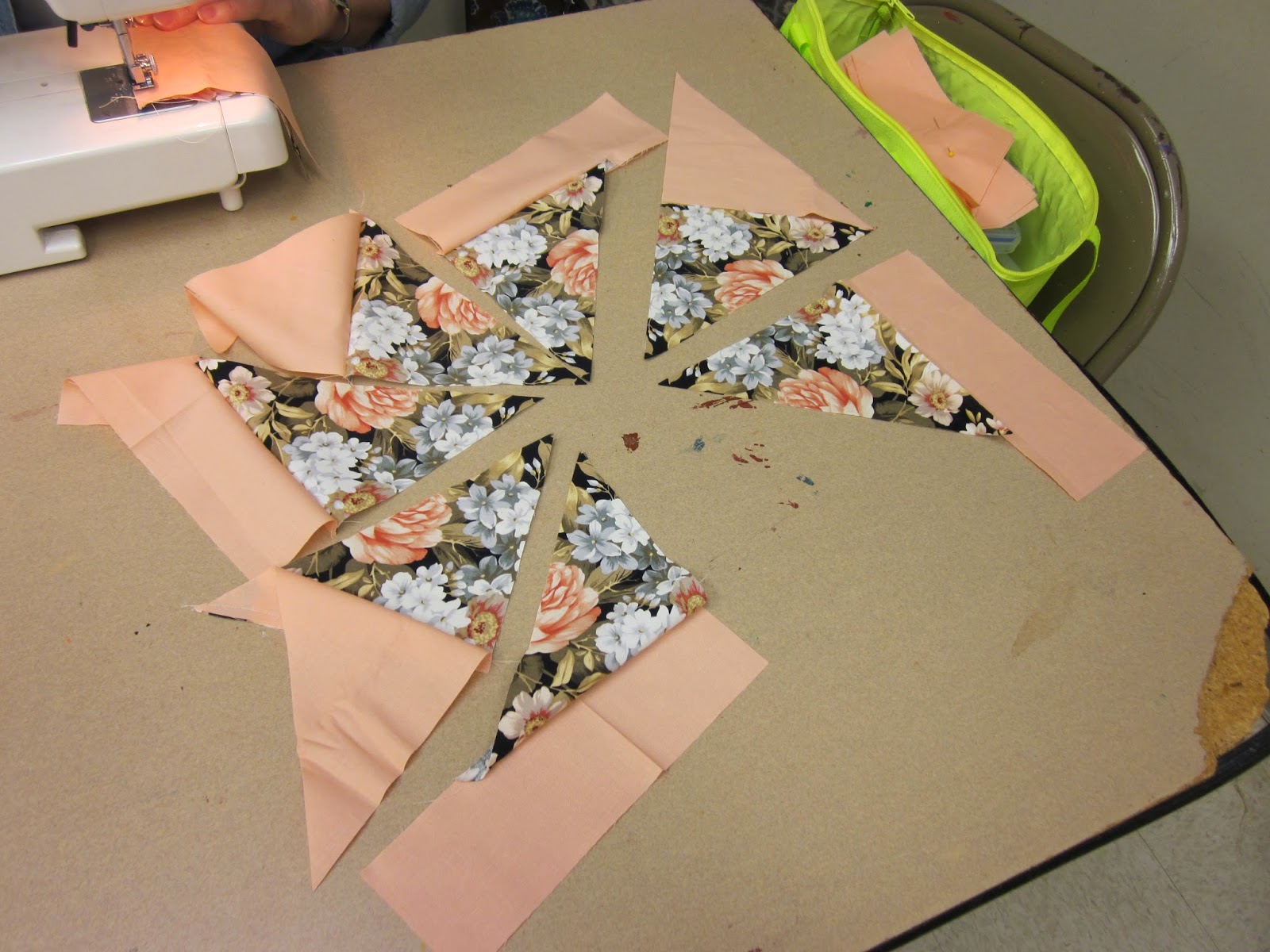 Jean's Quilting Page: Kaleidoscope Fun, Stack n Whack style!