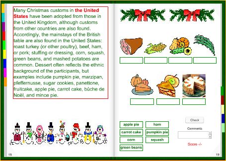 Jugando y aprendiendo juntos: "Christmas", libro interactivo de Navidad