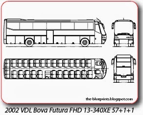 Vector Blueprints - Cars, Trucks, Busses and others: VDL Bova - Vector ...