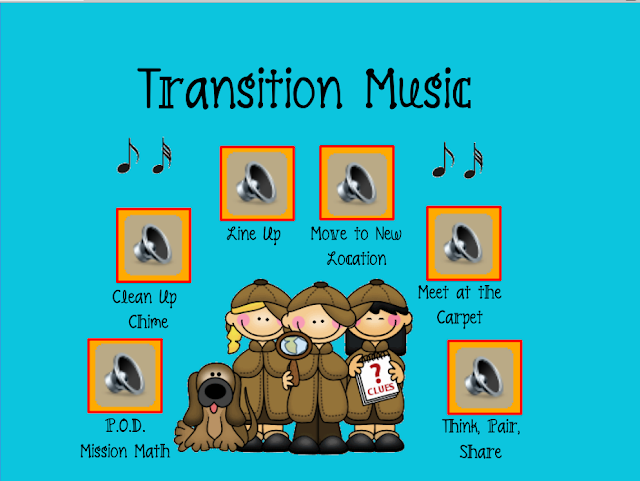 Mrs. Lirette's Learning Detectives: Transition Music in the Classroom!
