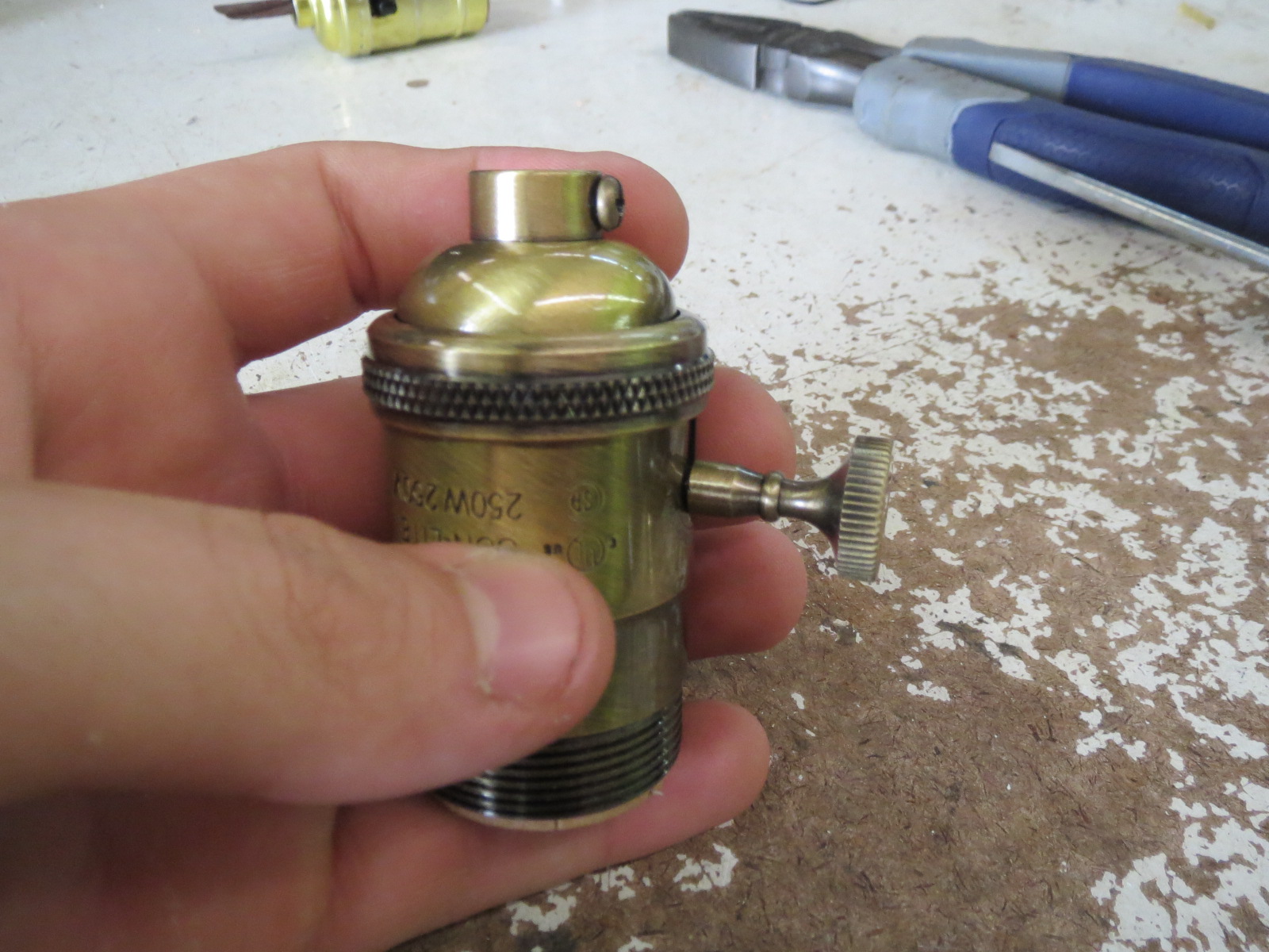 Lamp Parts and Repair | Lamp Doctor: Floor Lamp With Broken Swivel Repair