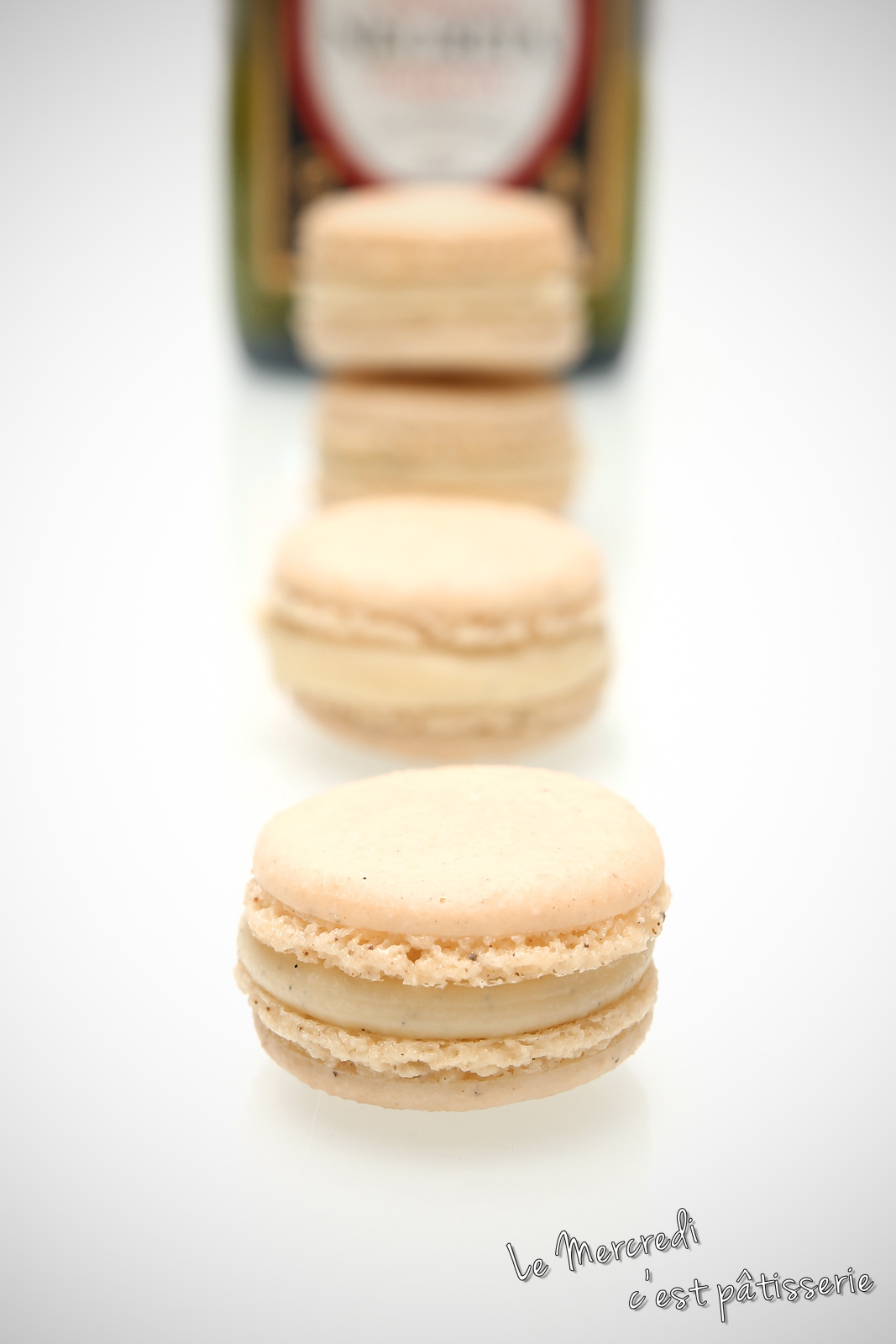 Macarons rhum vanille