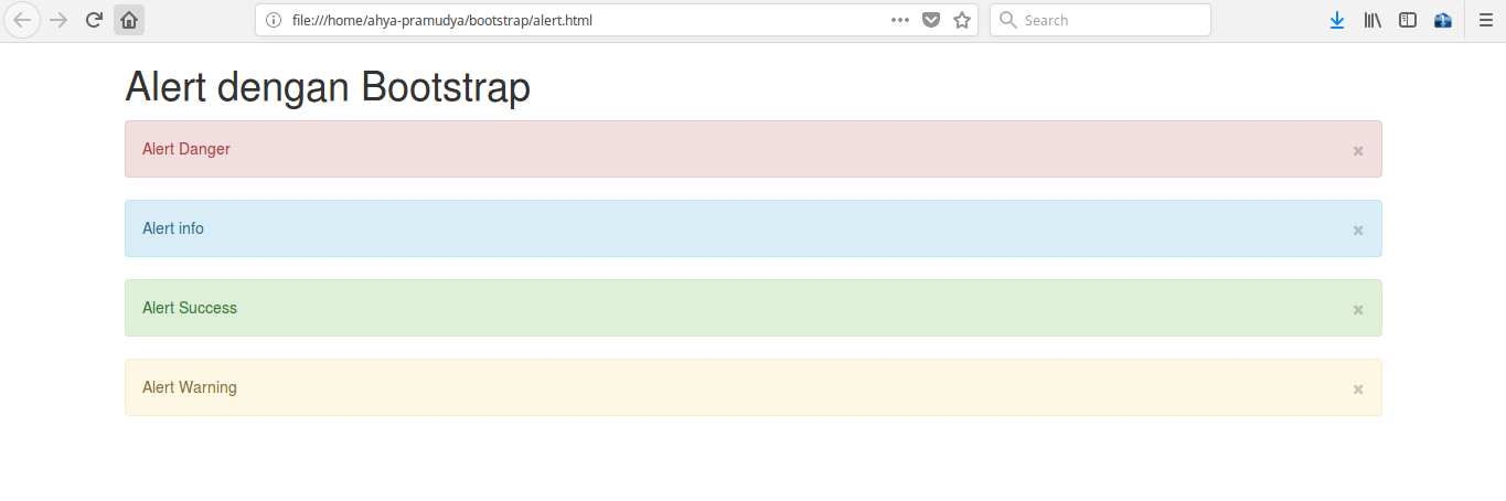 Bootstrap Membuat Alert Dengan Bootstrap Create Script Angga Blc Telkom