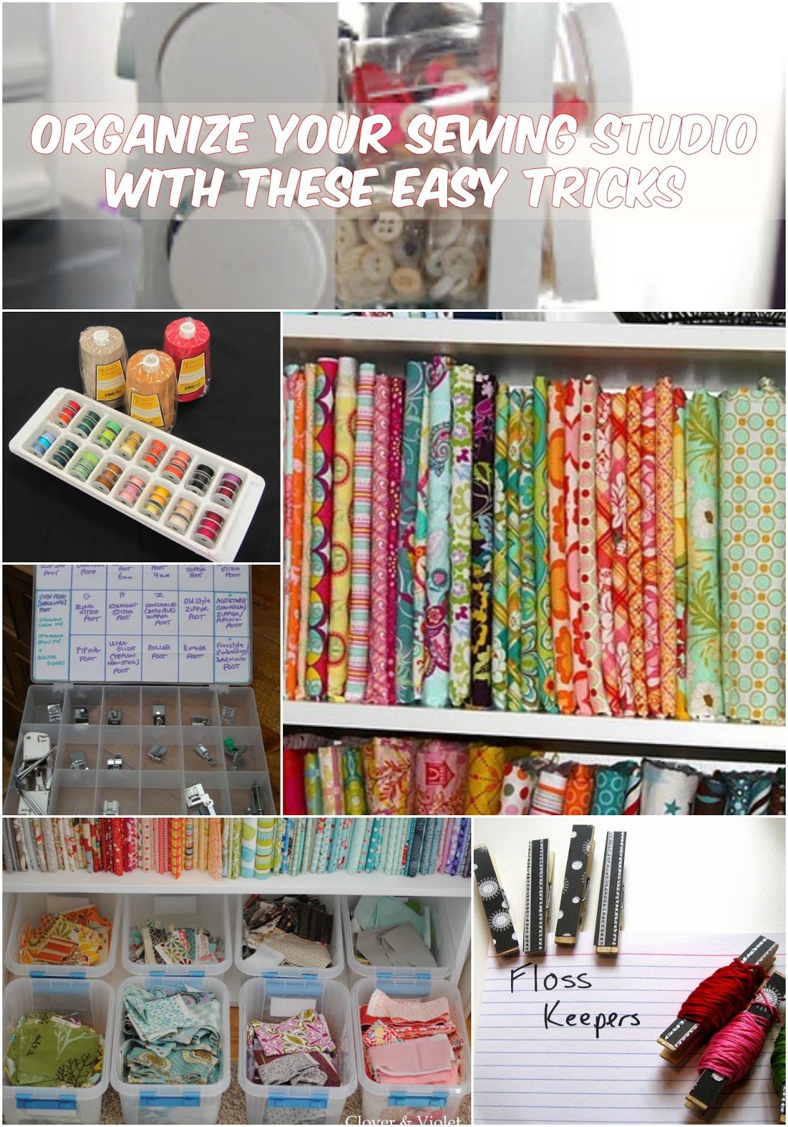 IndiPatterns: Organize Your Sewing Stash Round-up