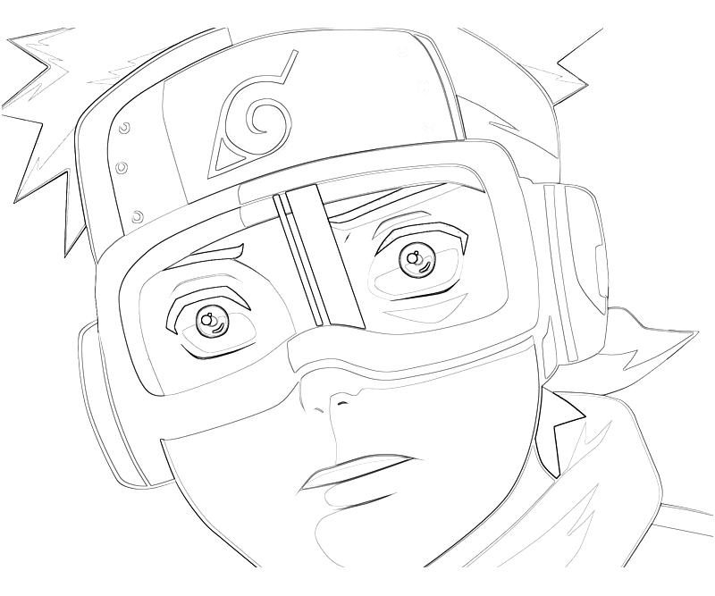 Naruto Obito Coloring Pages Sketch Coloring Page