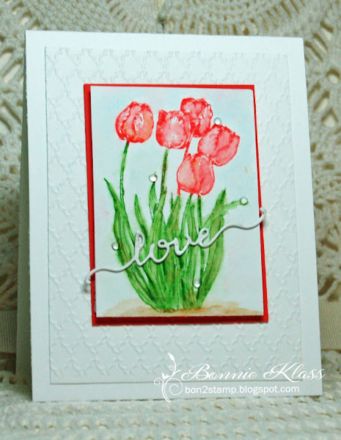 Stamping with Klass: Pink Tulips