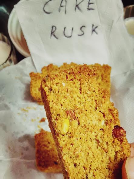 How To Make Easy Eggless Wheat Cake Rusk at Home