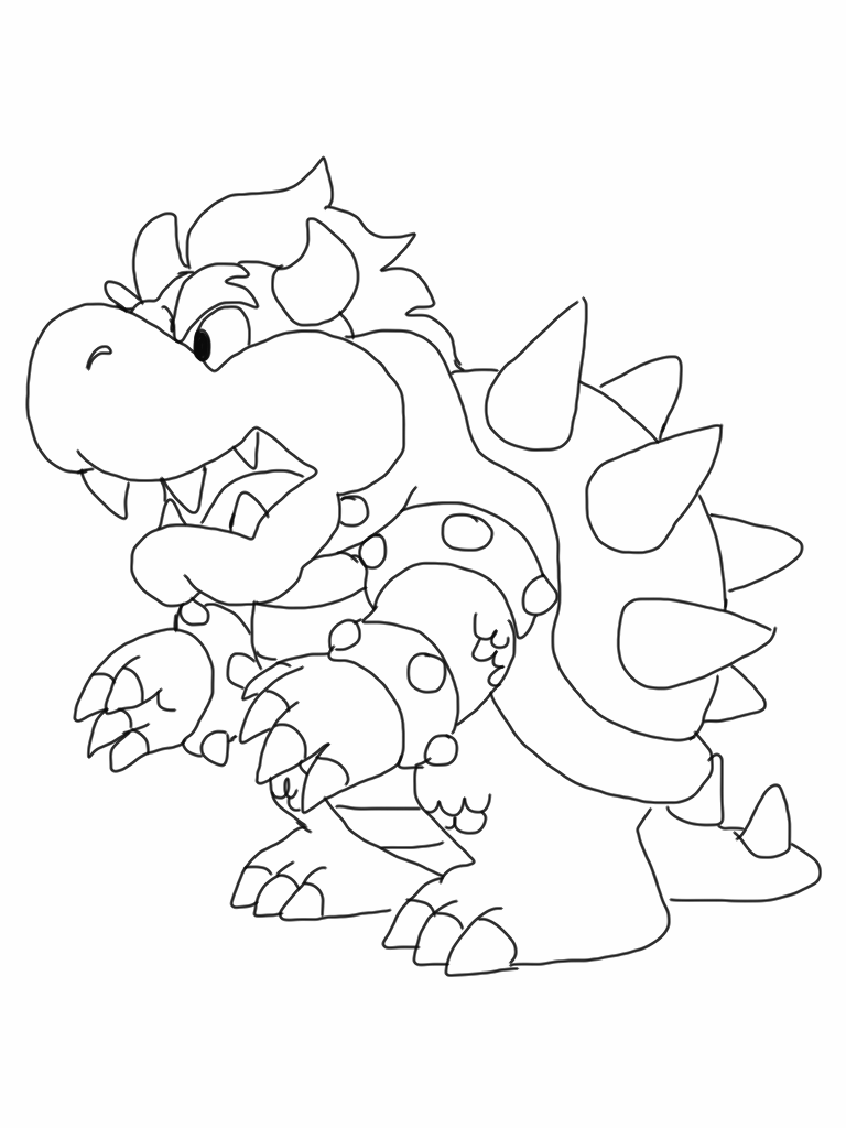 8 Bit Mario Coloring Pages Coloring Pages