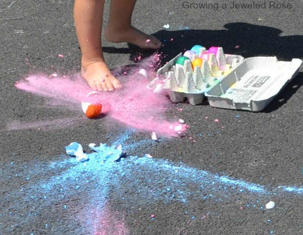 Sidewalk Smoke Bombs {Play Recipe} | Growing A Jeweled Rose