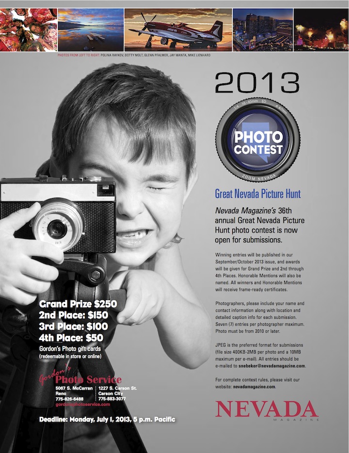 Nevada Magazine: Nevada Magazine Announces 2013 Photo Contest