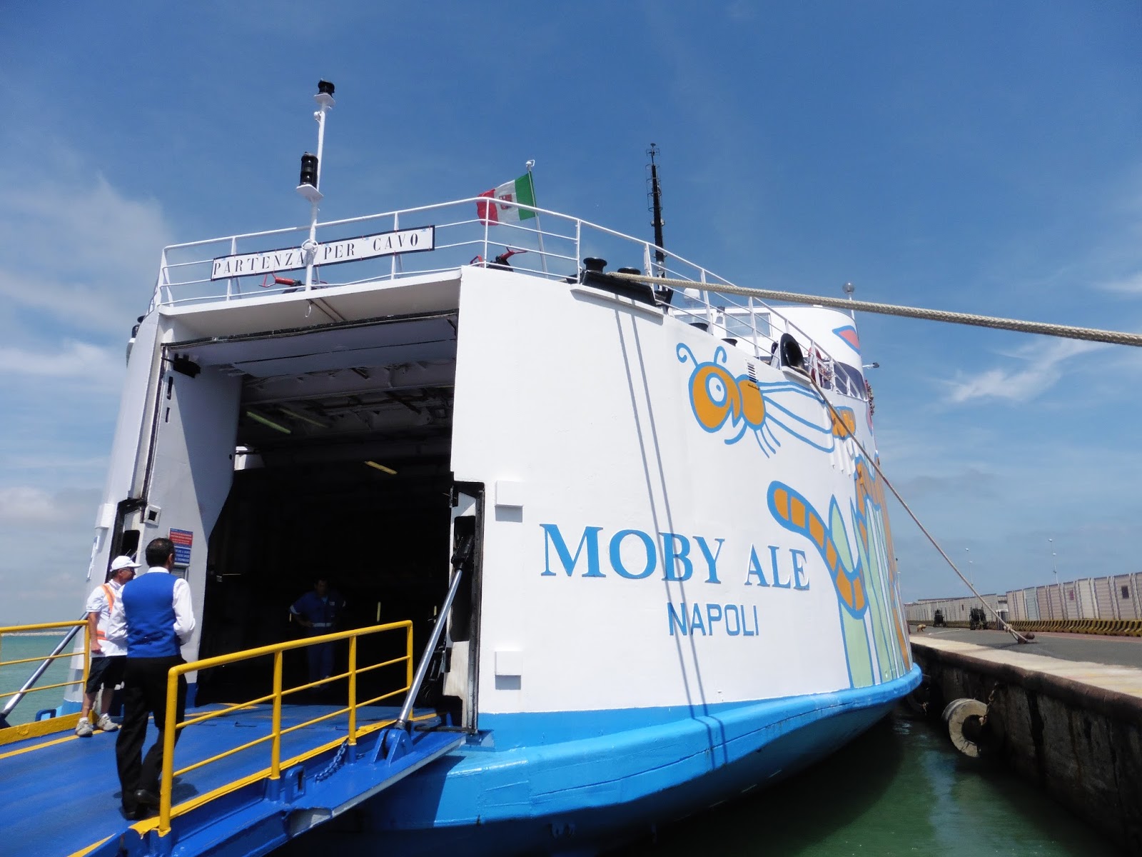 HAYNES WORLD: FERRYING IN '15 22nd June, Moby Ale