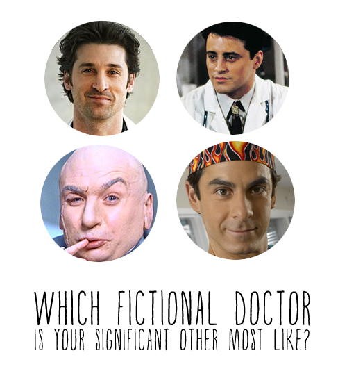 medicine: a love story: Link up! Fictional Doctors