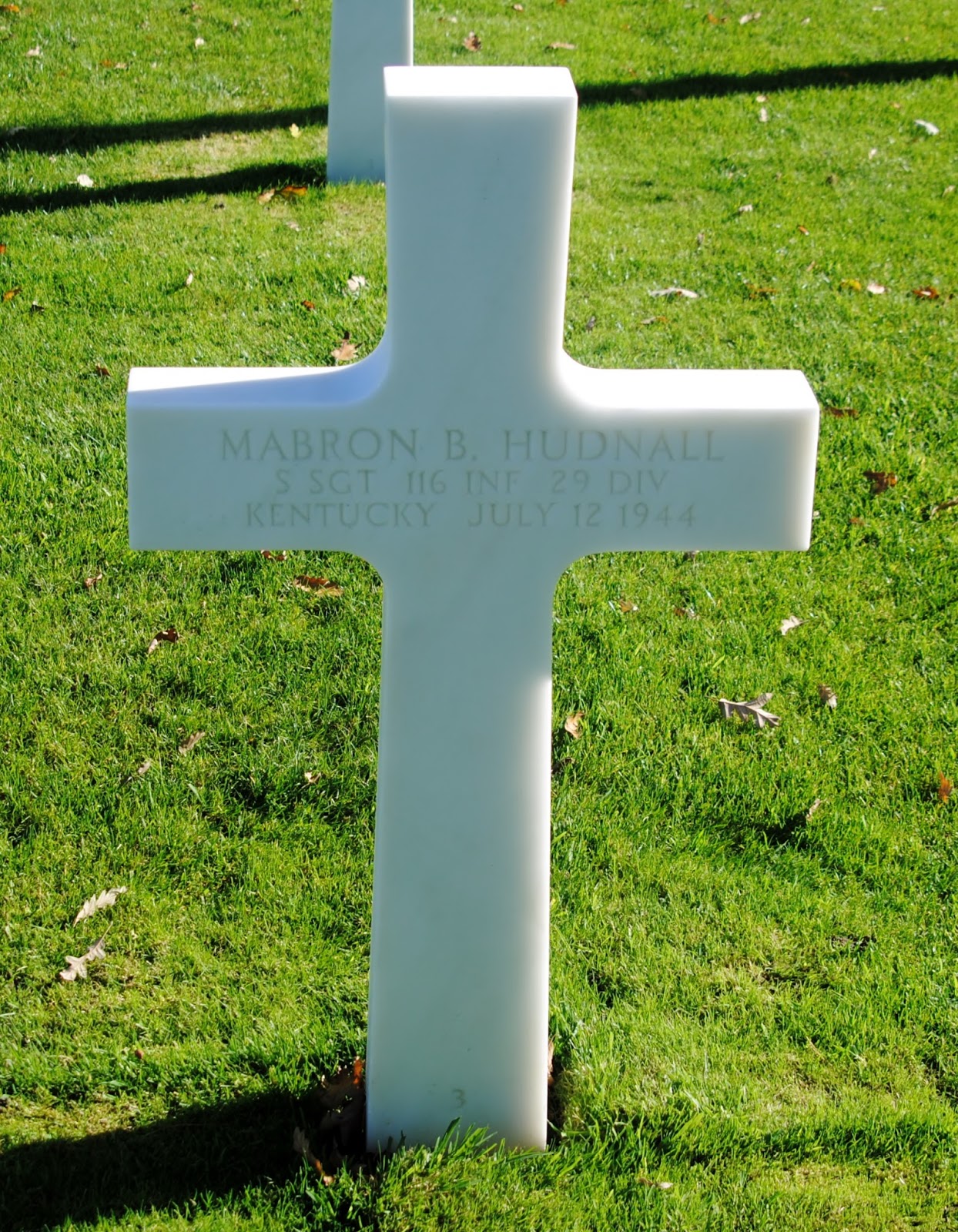 116th Infantry Regiment Roll of Honor: SSG Mabron Bruce Hudnall