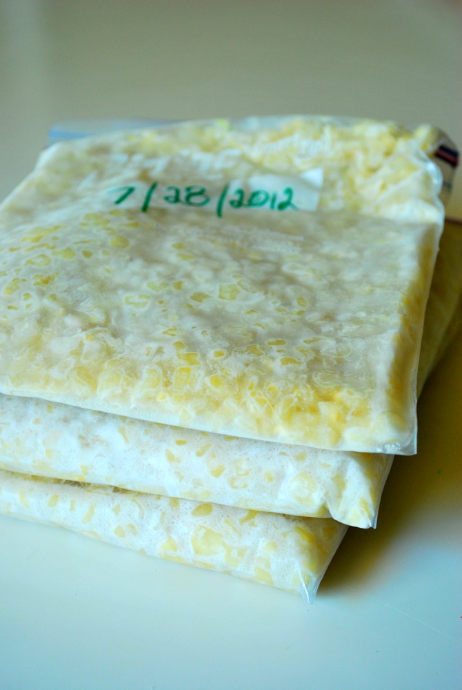 Larissa Another Day: Homemade Freezer Corn