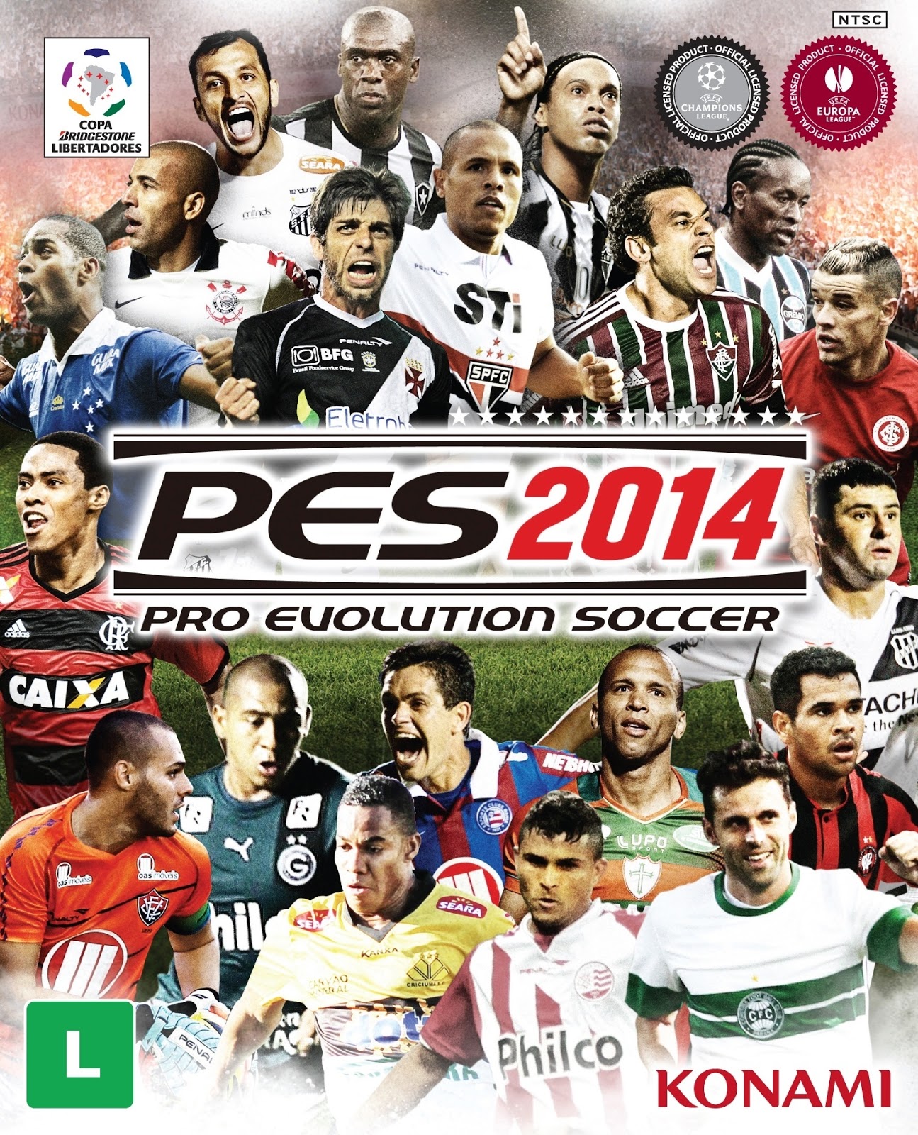 Konami Revela capa da versão Brasileira do PES 2014