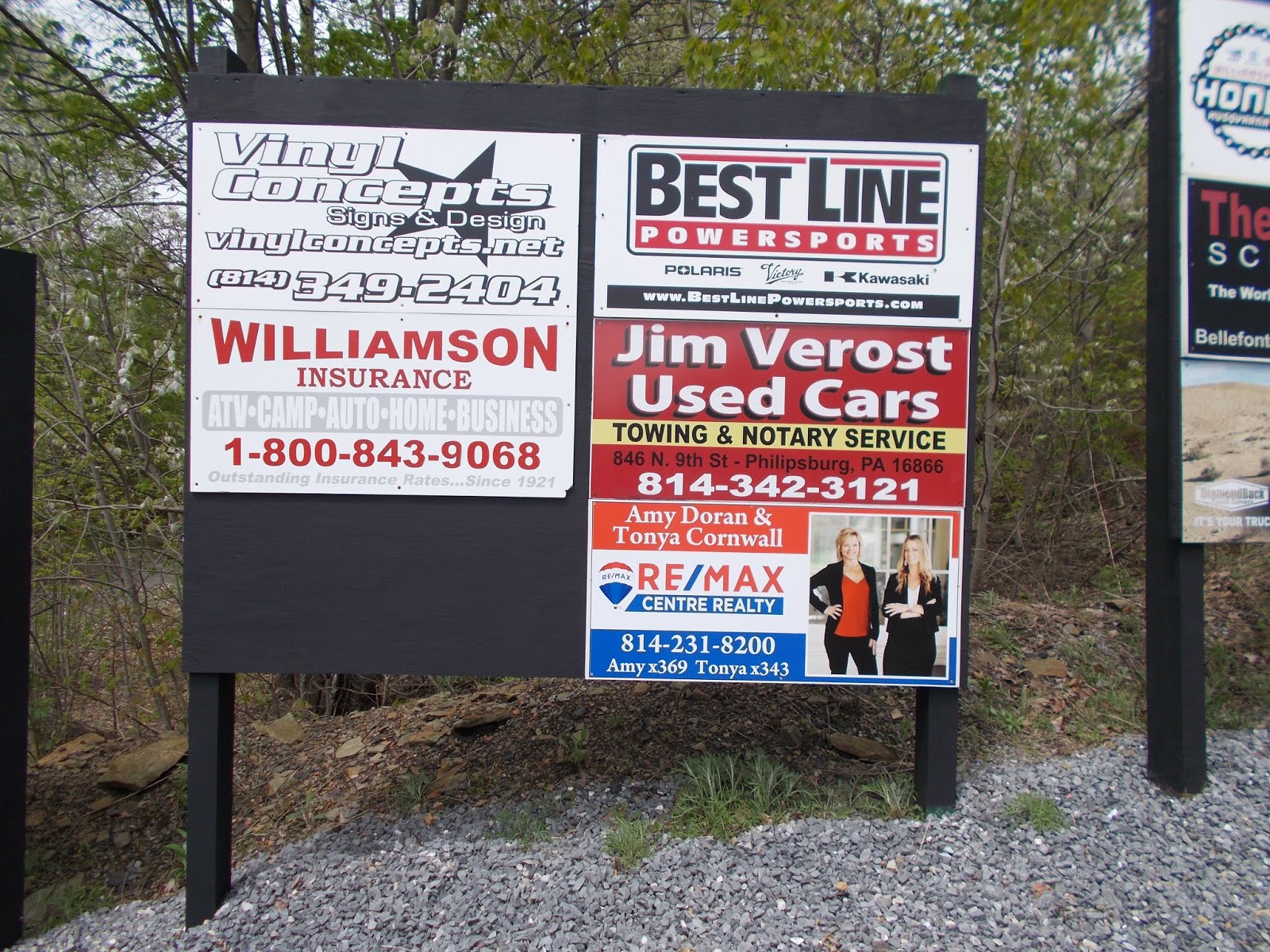 SSRTA News Blog: Corporate Sponsor Sign Installed
