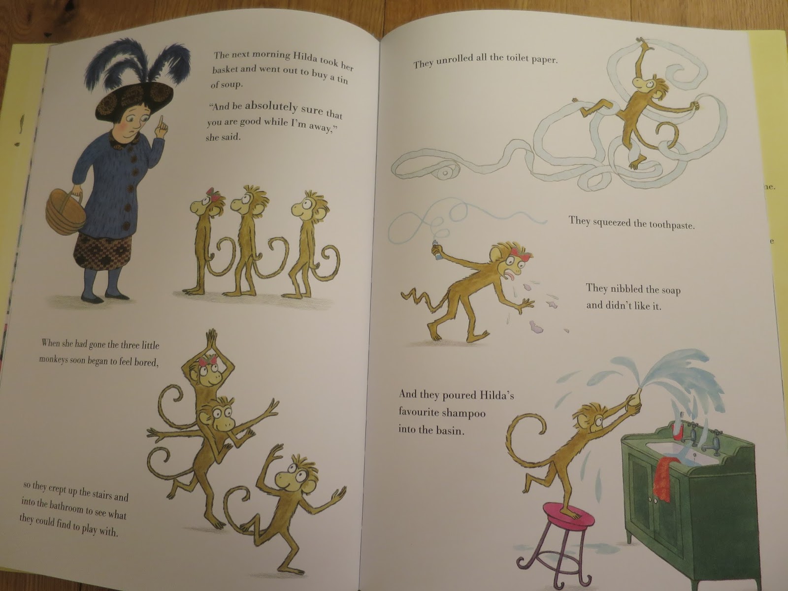 Awfully Big Reviews Big Archive: Three Little Monkeys by Quentin Blake ...