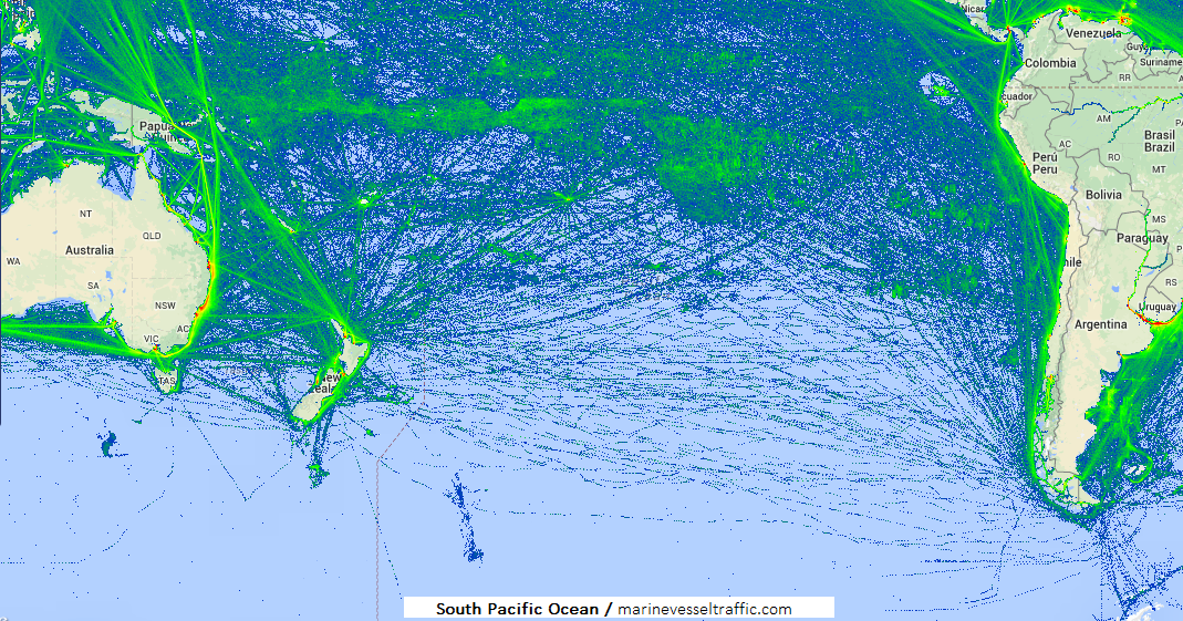 SOUTH PACIFIC OCEAN SHIP TRAFFIC | Ship Traffic SOUTH PACIFIC OCEAN SHIP TRAFFIC | Ship Traffic