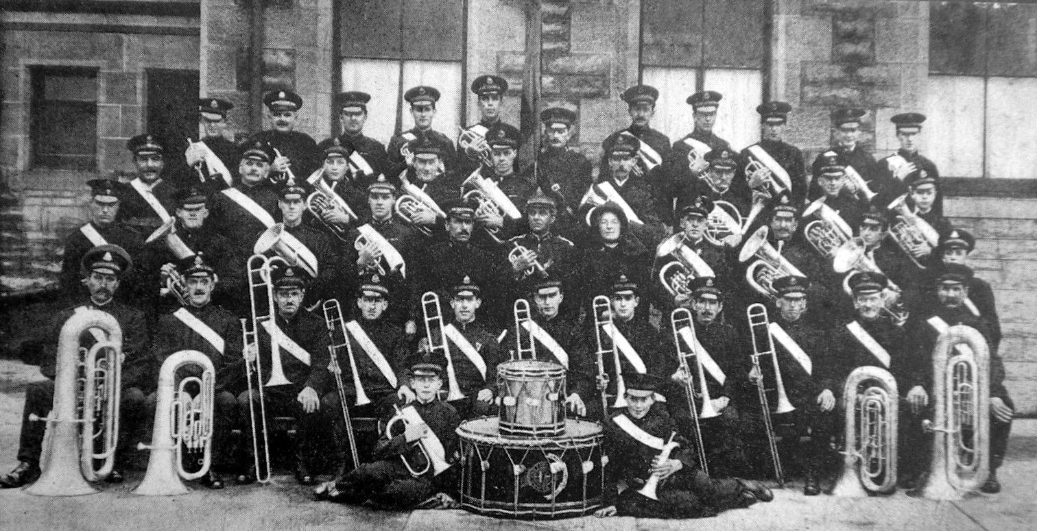 Tour Scotland: Old Photographs Salvation Army Band Leith Scotland
