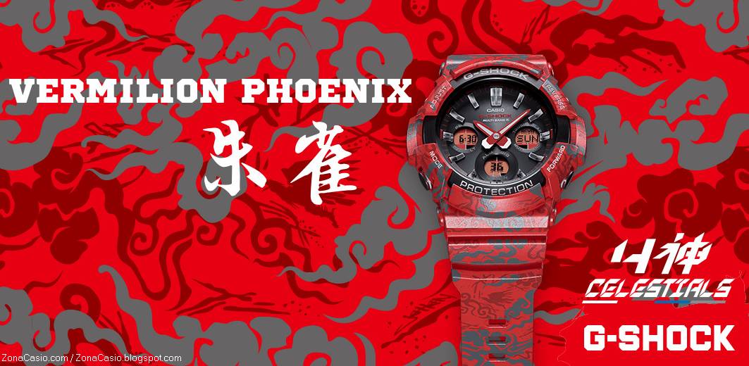 Zona Casio: Vermilion Phoenix, el tercer modelo de las Celestial Guardian