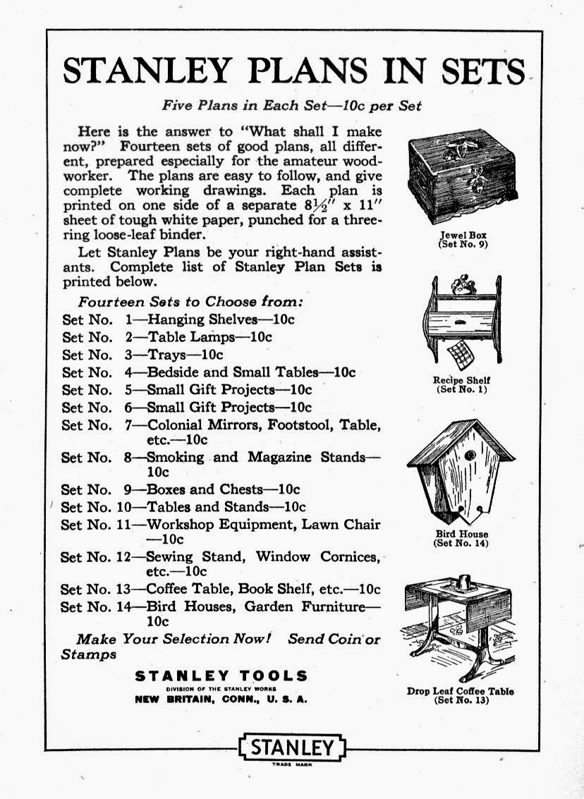 Progress is fine, but it's gone on for too long.: Stanley Tools 1942