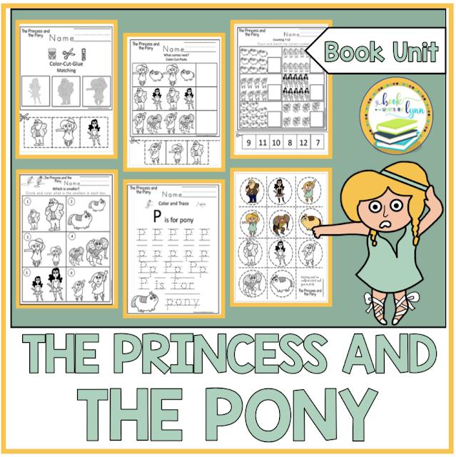 THE PRINCESS AND THE PONY BOOK UNIT ~ Book Units by Lynn