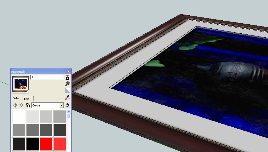 nomeradona ...: Tutorial: Modeling Frame using SketchUp and Foto-Sketcher
