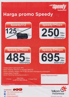 Brosur Telkom ~ Telkom Speedy Banyuwangi