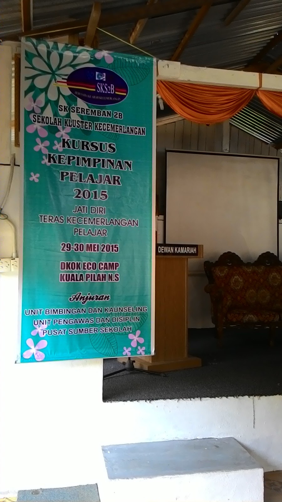 BLOGGER PSS SK.SEREMBAN 2B: Program Kem Kepimpinan Pengawas, Pustakawan ...