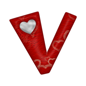 Luces Y Textos Png: Letras de corazones