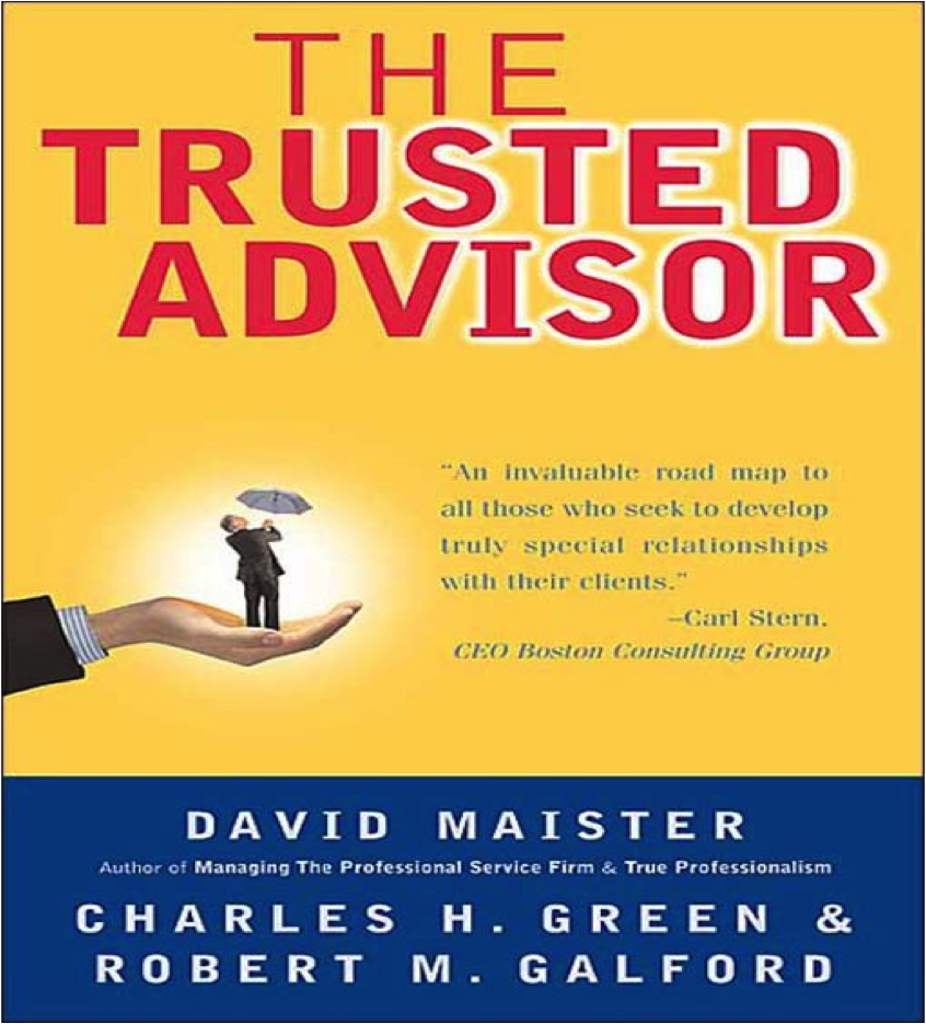 가장 신뢰받는 사업 자문은 누가하나요? The Trusted Advisor...