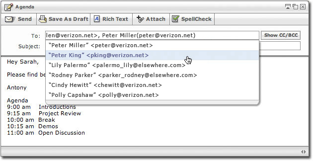 Email Address Format - Slim Image