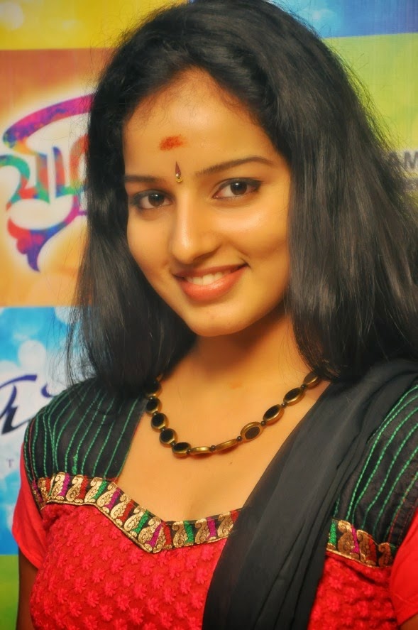 Actress Malavika Menon Cute Red Churidar Stills - Cine Gallery
