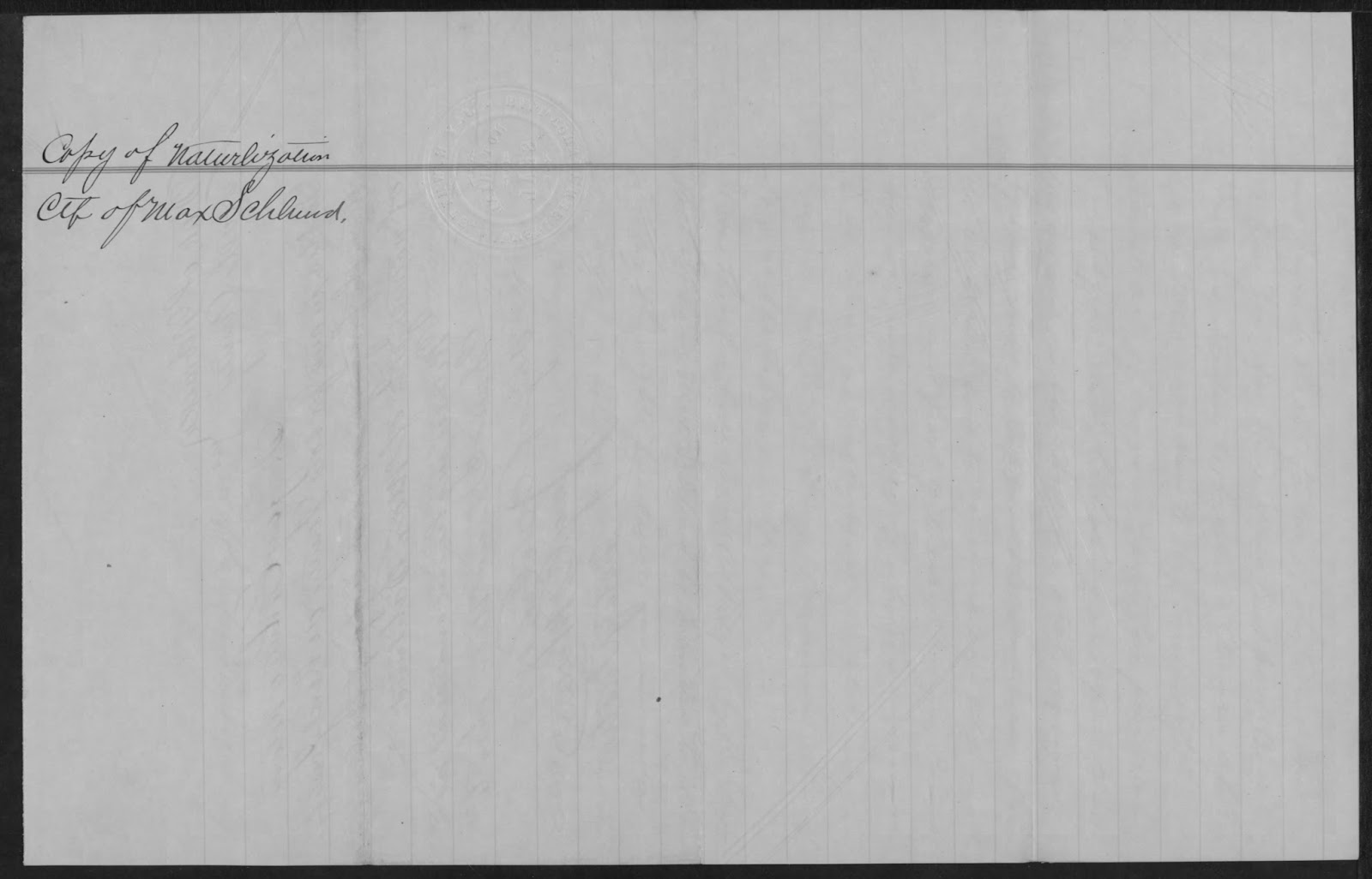 German Roots in America: Descendants of Fidel Schlund: Max Schlund's ...