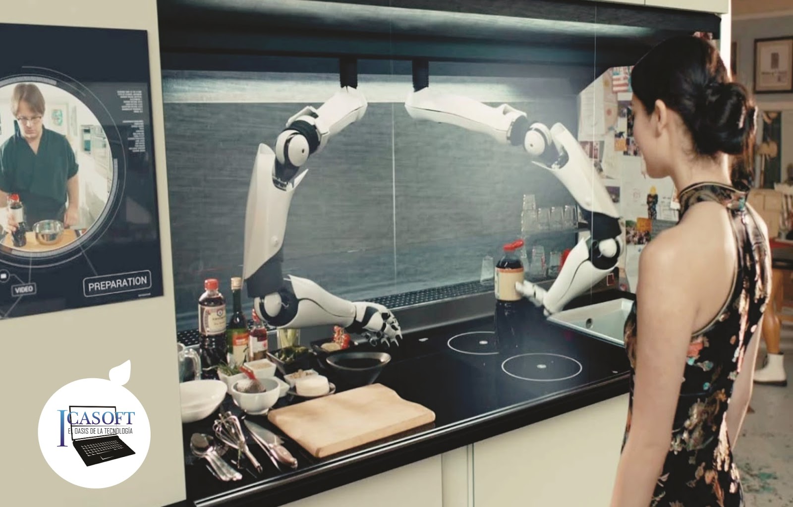 Moley, el increíble robot de cocina que imita a los mejores chefs