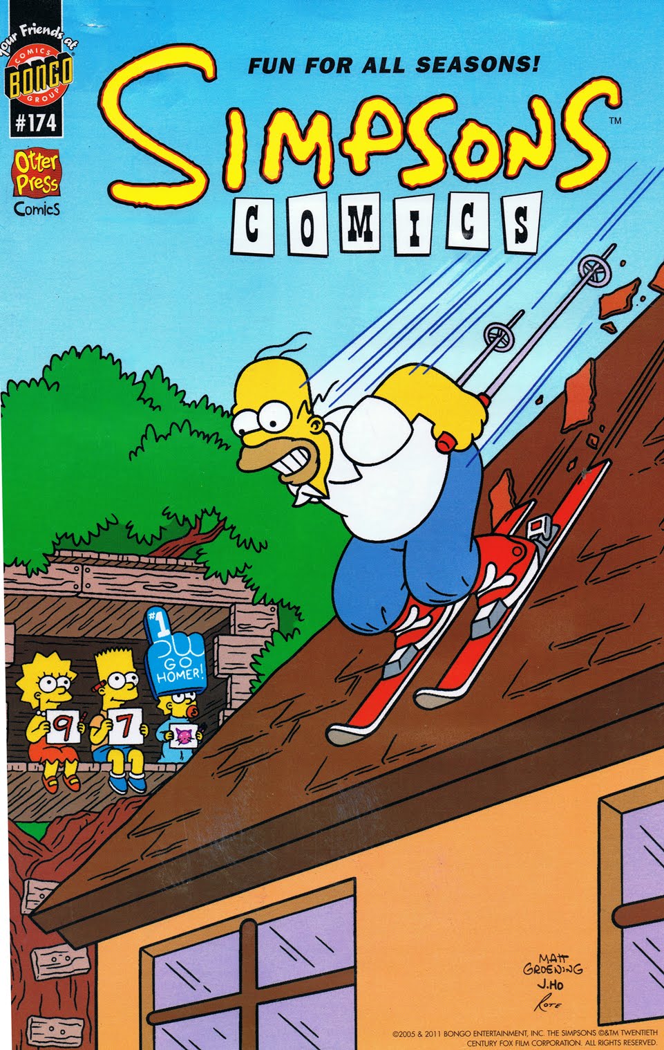 Little Library of Rescued Books: Simpsons by Bongo #174: Owl or Nothing ...