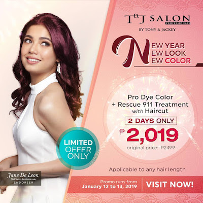 Manila Shopper: T&J Salon Color Promo: Jan 2019