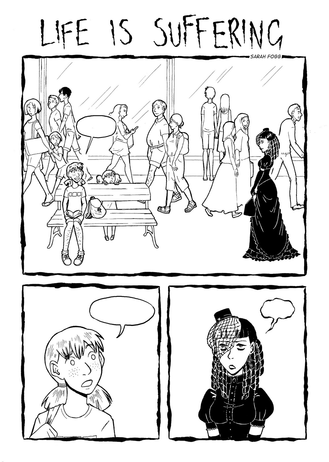 Sarah Fogg Illustration: Goth Anthology - Life Is Suffering