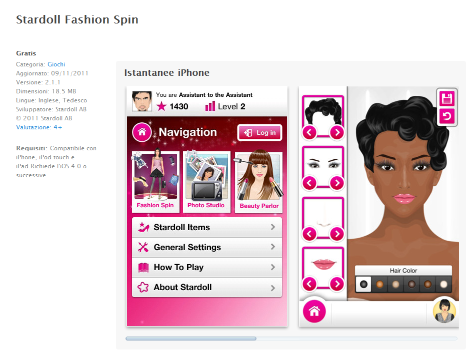 Apps per ipod / ipad - Stardoll Fashion Spin ~ ☆ Stardoll Funworld