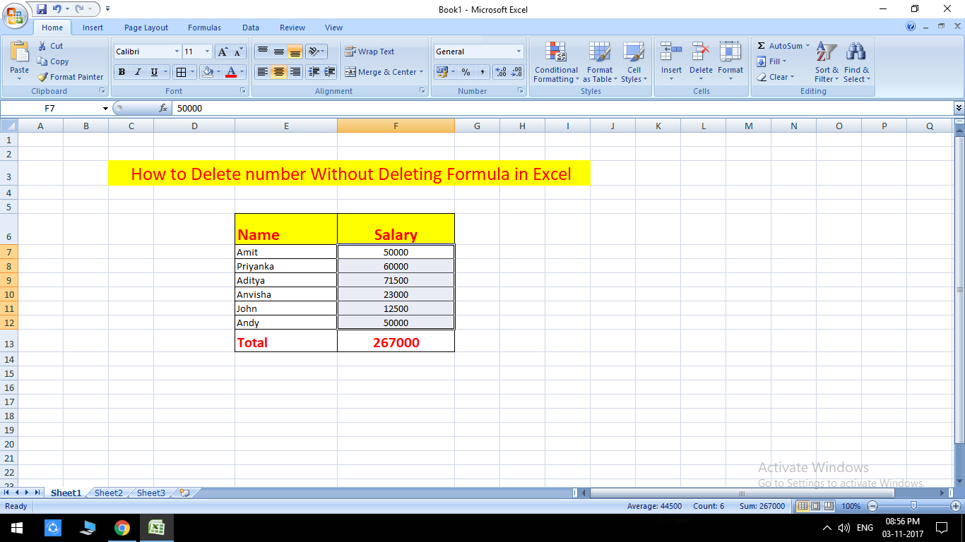 E Excel Delele Number Without Deleting Formula In Excel E Excel Delele Number Without Deleting Formula In Excel