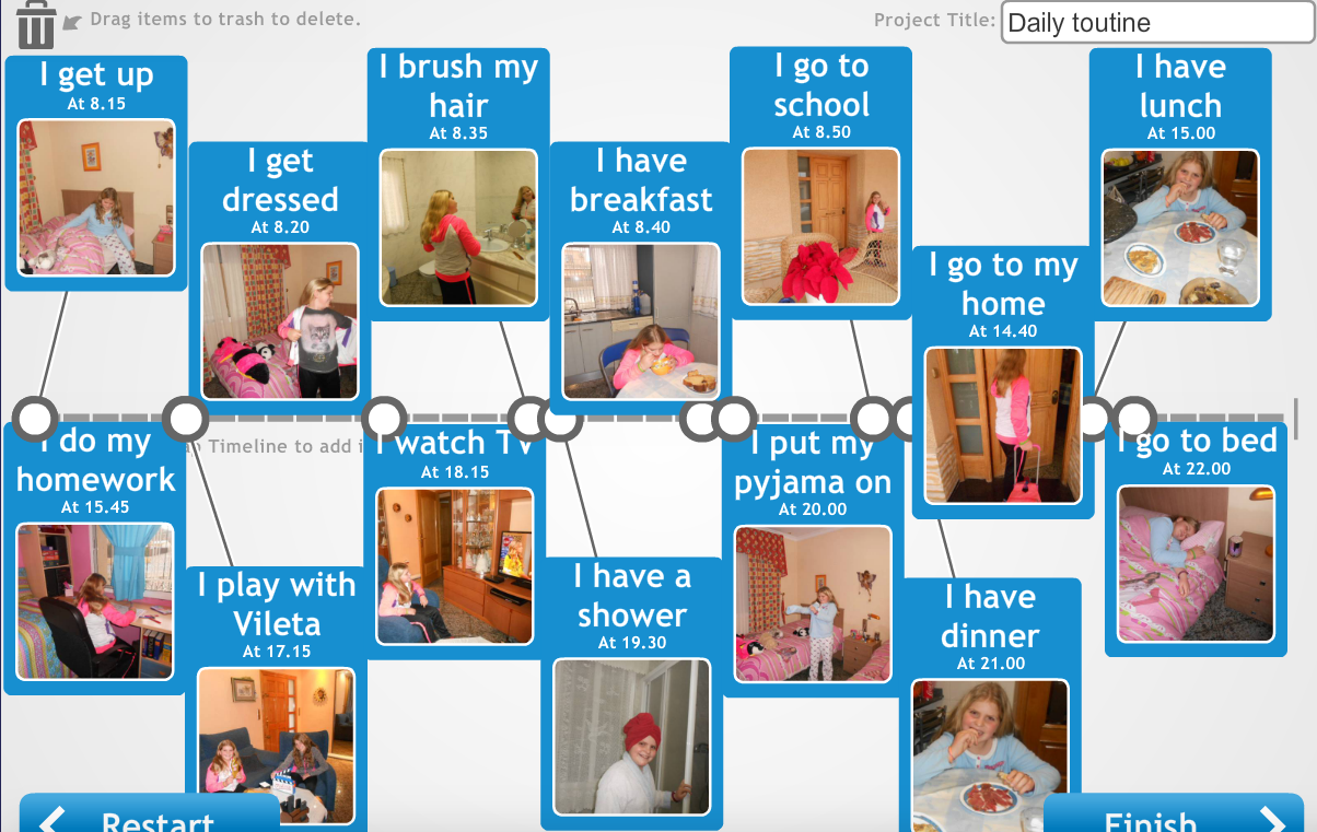 OUR ENGLISH CLASS: Challenge 19: Timeline