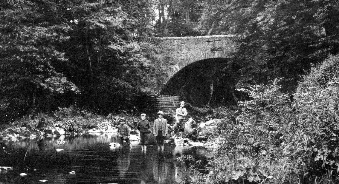 Tour Scotland: Old Photograph Bridge Longformacus Scotland