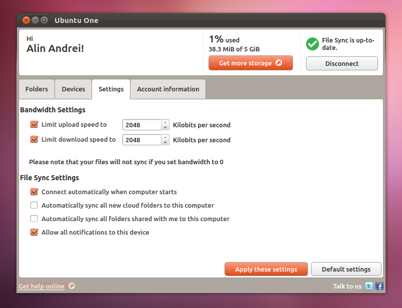 Ubuntu One Gets A New Qt Interface For Ubuntu 1204 Precise Pangolin