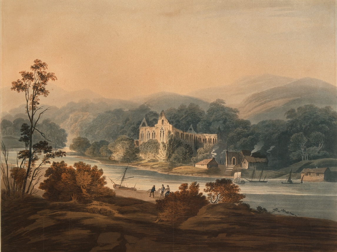 Burgundy Baron's Blog: Prints of Tintern Abbey by Frederick Calvert
