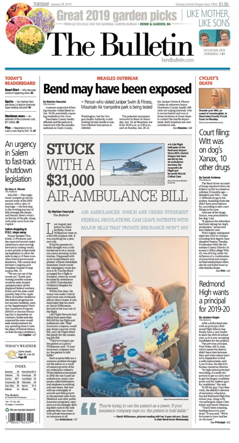 Focus on Bend: Bend Bulletin in the news - not what a newspaper wants