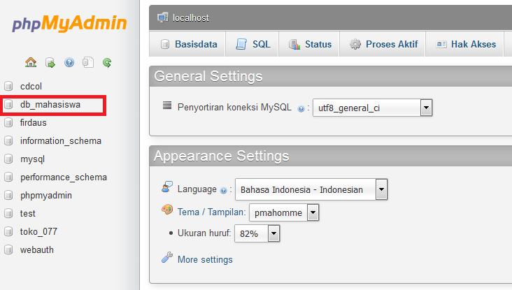 Cara Mudah Ekspor dan Impor Database MySQL - Struktur Web